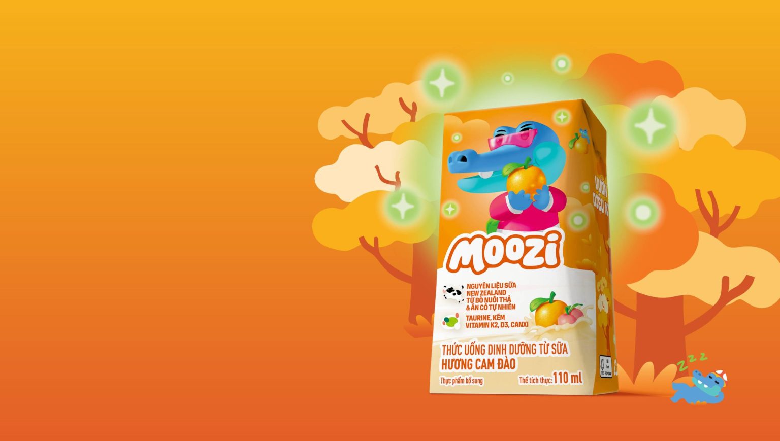 Sữa hương vị Moozi 110ml - MOOZI